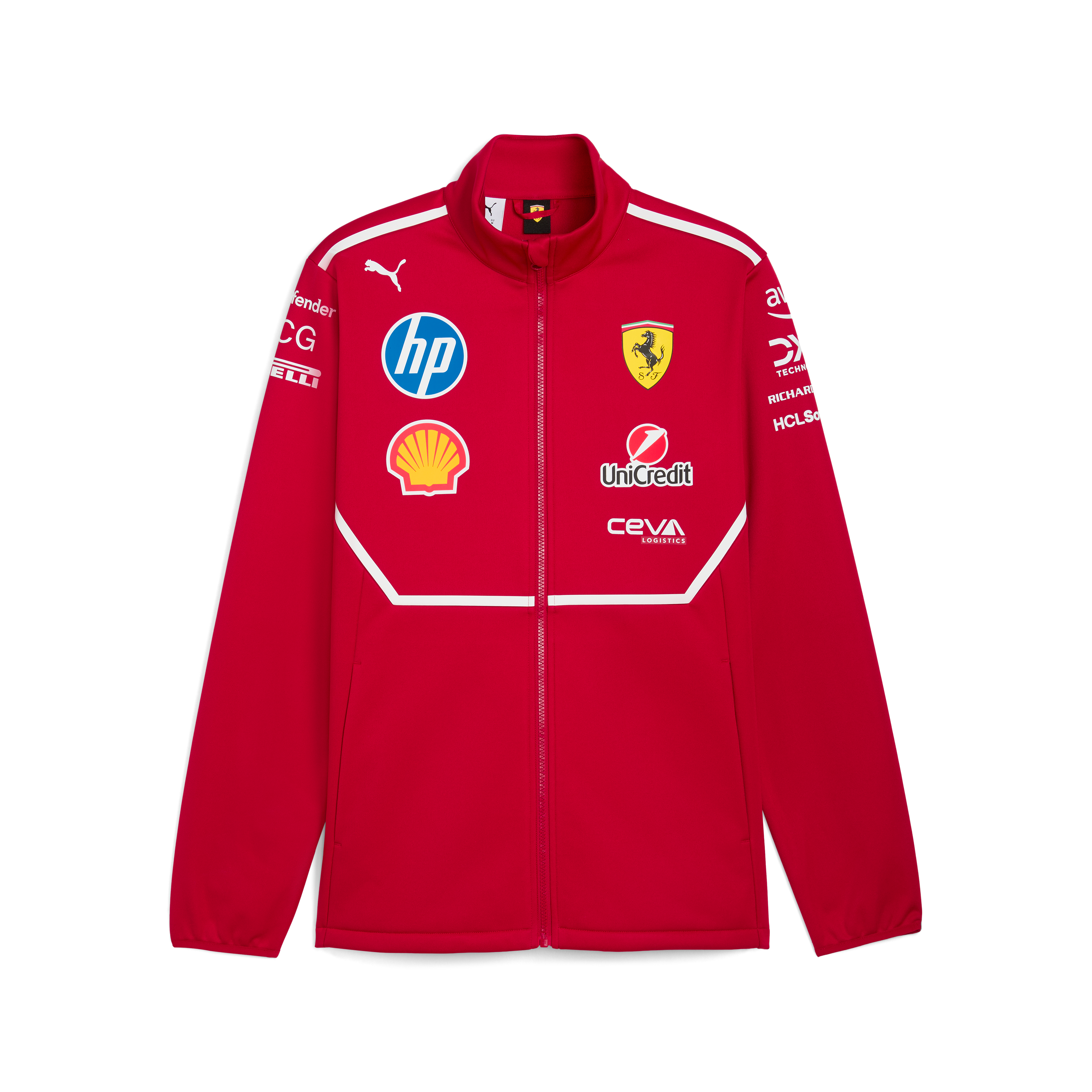 Ferrari Official F1 Men's Team Softshell Zip Jacket by Puma